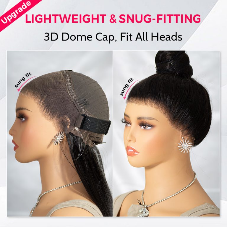 Water Wave 360 Glueless Lace Frontal Wig Invisi-String Wigs 180% Density