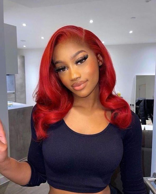 Embrace Your Inner Beauty with a Red Lace Front Wig - Mscoco Hair