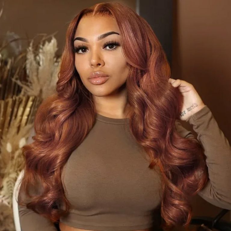 Copper Brown Color 6×5 9×6 Pre Everything HD Lace Flexi-Fit Glueless ...