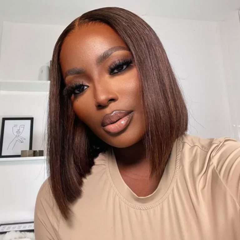 Dark Brown/ 99J/ Copper Brown Color Bob Wig Glueless 6×5 Pre-Cut HD ...